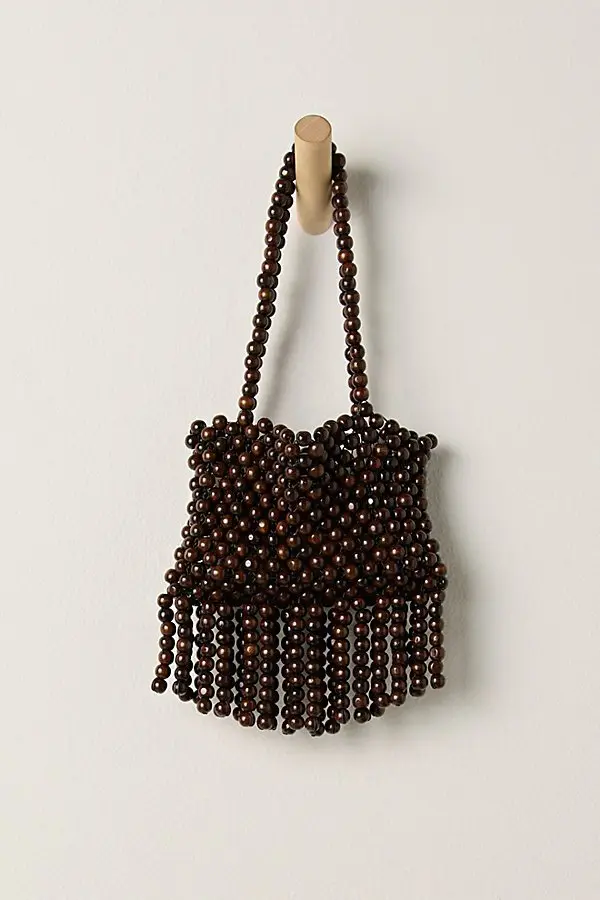 LEVENS BAGS Lucy Fringed Bead Bag