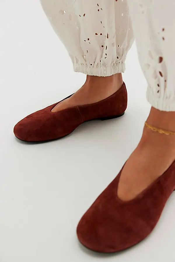 VAGABOND SHOEMAKERS Aleya Ballet Flats - Terra Cotta