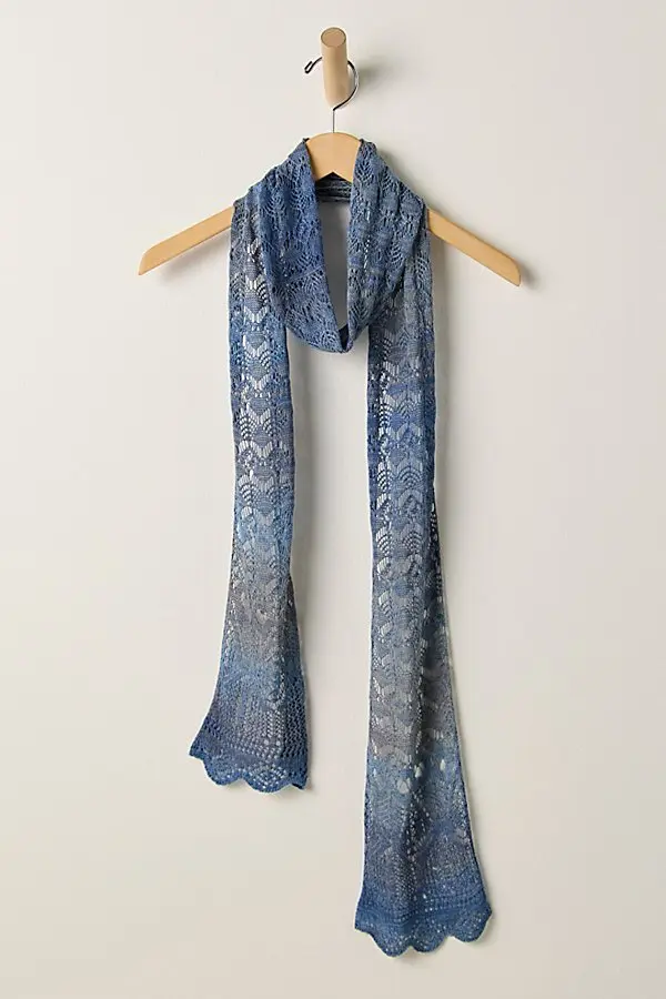 Anna Sui Ombre Space Dye Scarf - Twilight