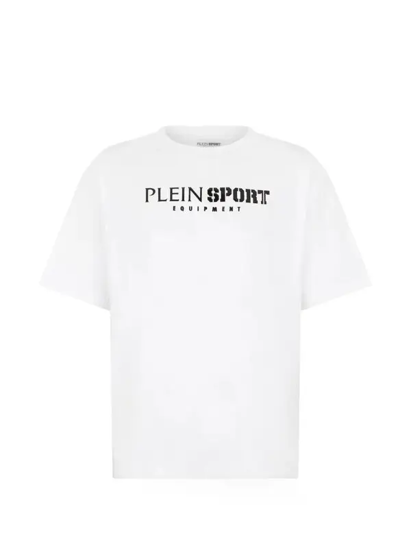 PLEIN SPORT Round-neck Short-sleeve T-shirt