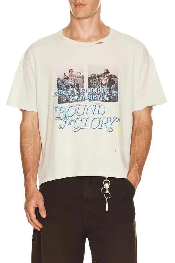 PALY HOLLYWOOD Bound Glory Tee In Cream - Vintage Cream