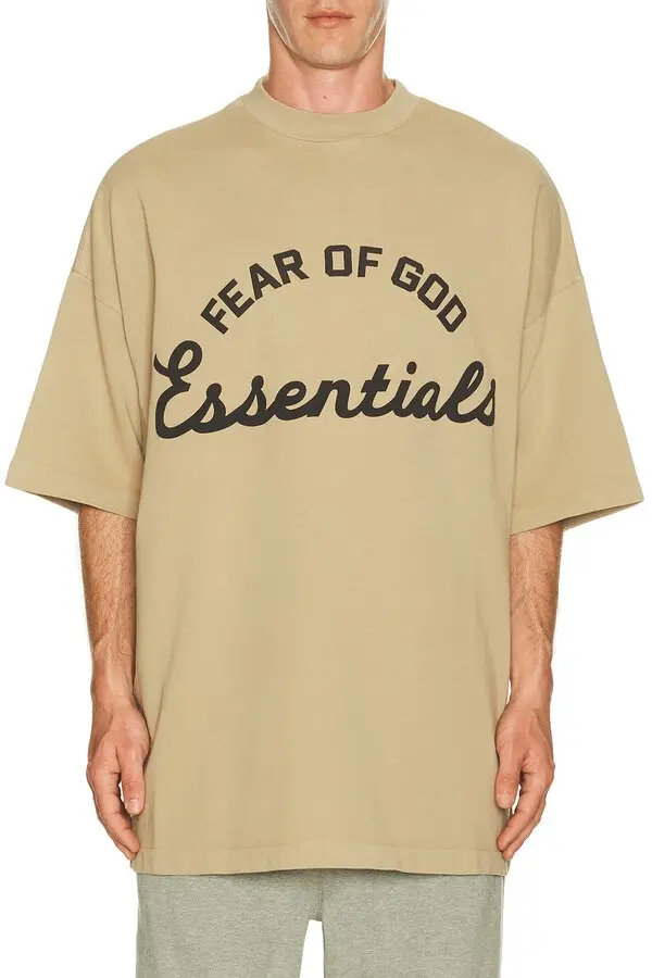 Fear Of God Training 90's Short Sleeve Tee In Neutral