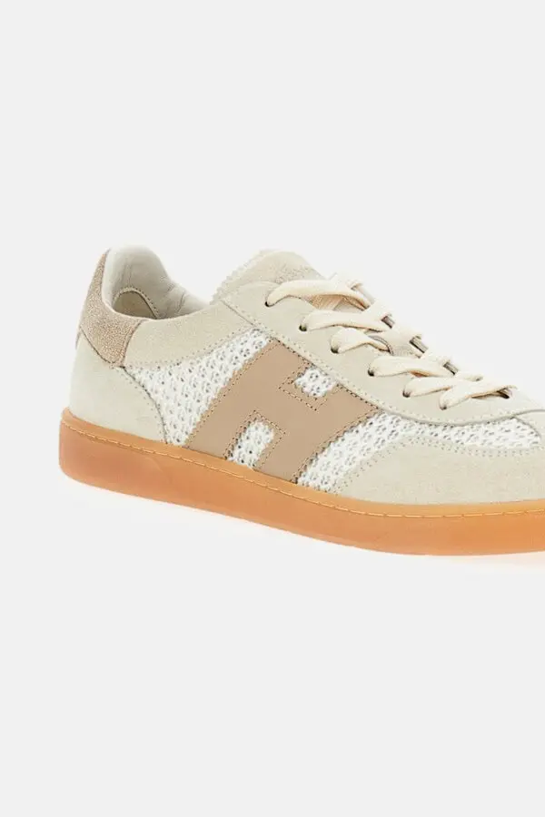 Hogan Lace-up Low-top Sneakers - Beige