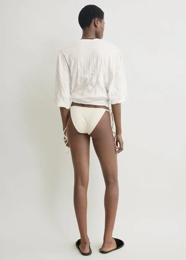 TOTEME Scoop Bikini Bottom - Ecru