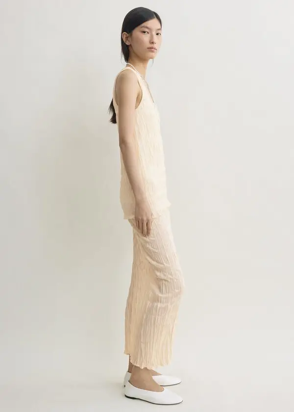 TOTEME Crinkled Knit Tank
