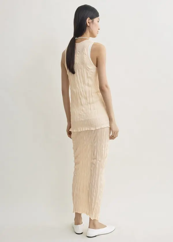 TOTEME Crinkled Knit Tank