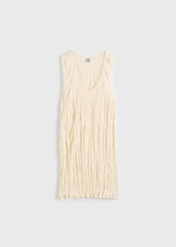 TOTEME Crinkled Knit Tank