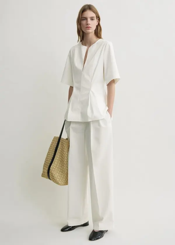 TOTEME Tailored Cotton Top