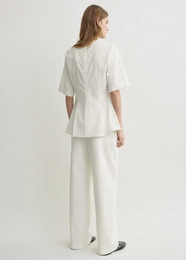 TOTEME Tailored Cotton Top