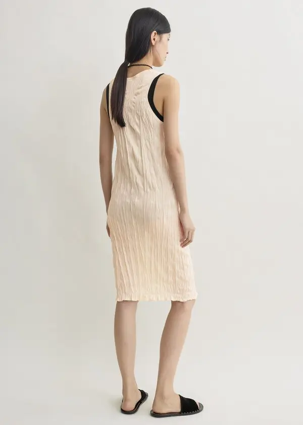 TOTEME Crinkled Knit Tank Dress