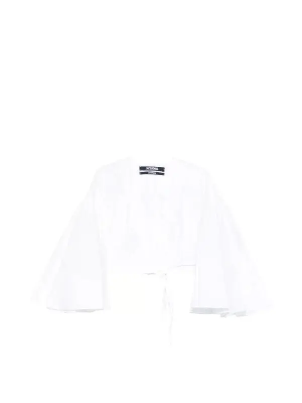 Jacquemus Le Cachs Coeur Paysan Cropped Top - White