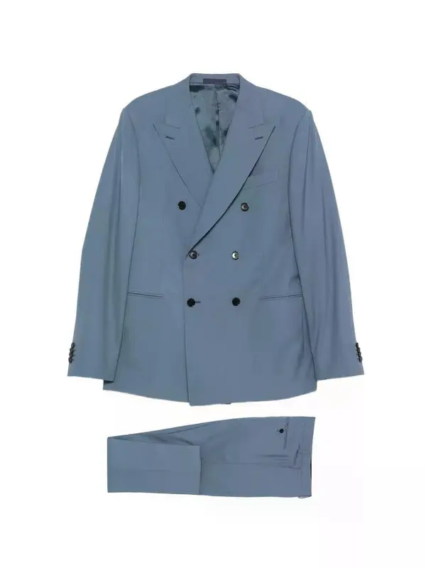 Caruso Double-breasted Tailored Suit