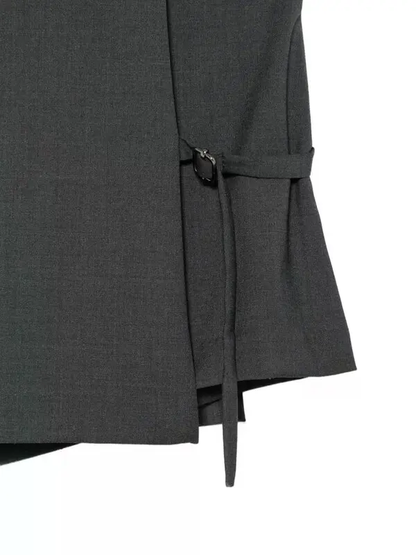 Paloma Wool Mini Archive Buckled Skirt - Grey