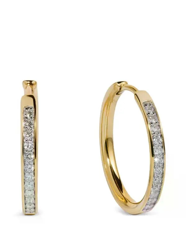 Monica Vinader Essential Diamond Vermeil Earrings