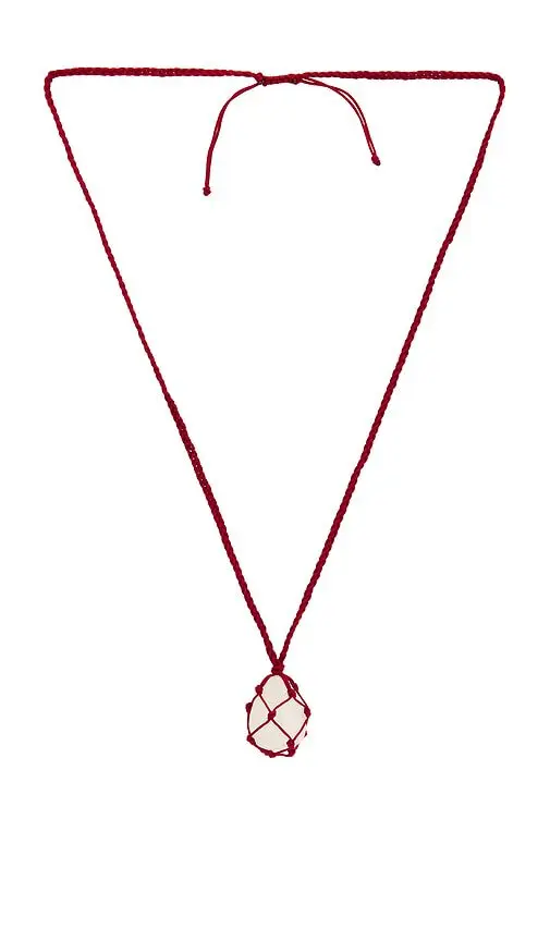 LOVERS AND FRIENDS Hazel Pendant Necklace - Red,white