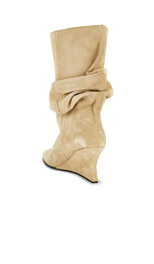 Balmain Ankle Wedge Boots