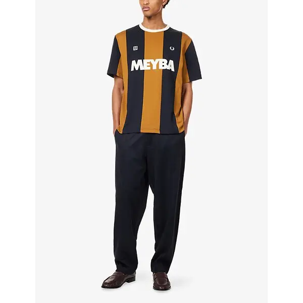Fred Perry Tailored Cotton-jersey Track Pants