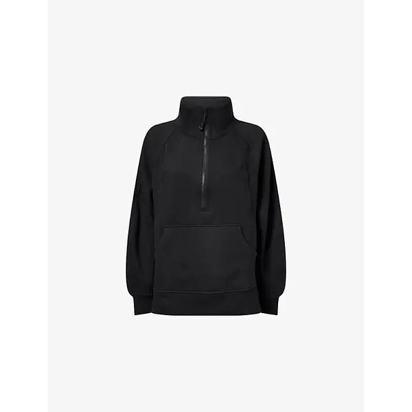 Lululemon Scuba Oversized Funnel-neck Cotton-blend Sweatshirt - Black