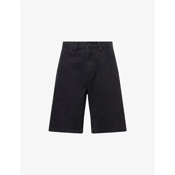 Carhartt Work In Progress Landon Straight-leg Denim Shorts - Black
