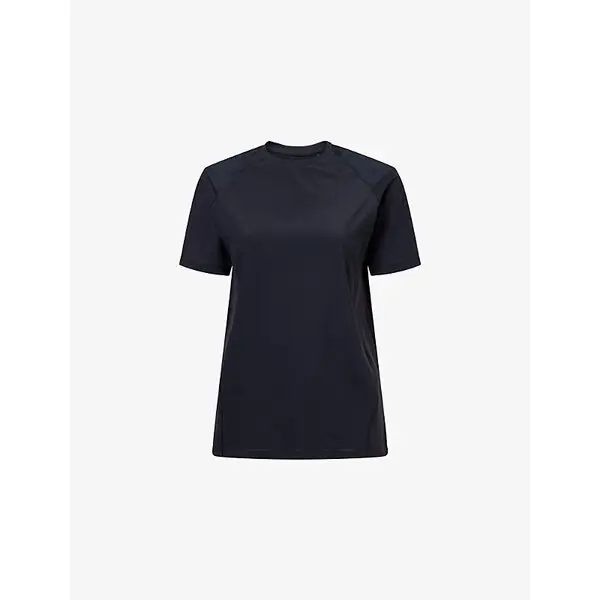 NOW YOU LIVE Stretch-jersey T-shirt - Black