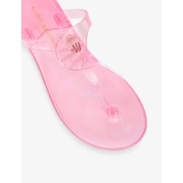 Kurt Geiger Maddison T-bar Jelly Sandals - Pink