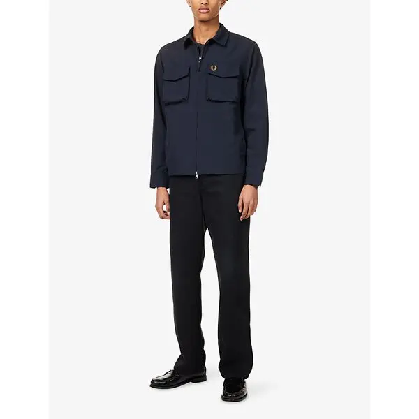 Fred Perry Patch-pocket Ripstop Woven Overshirt