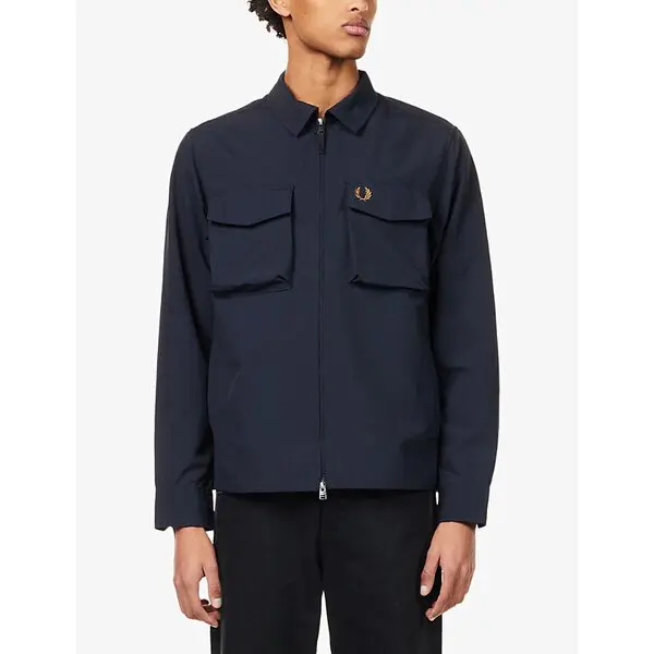 Fred Perry Patch-pocket Ripstop Woven Overshirt