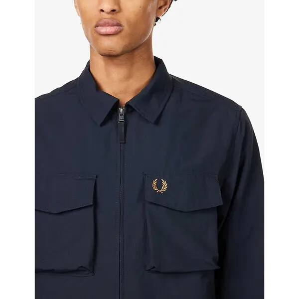 Fred Perry Patch-pocket Ripstop Woven Overshirt