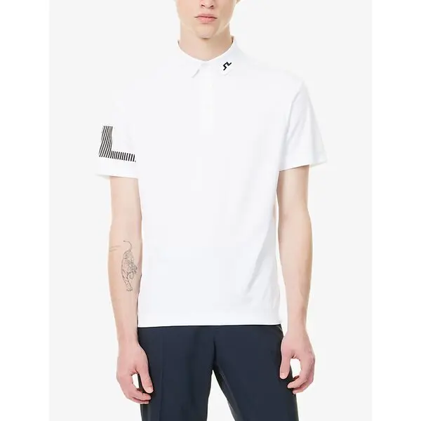 J. Lindeberg Heath Woven Polo Shirt