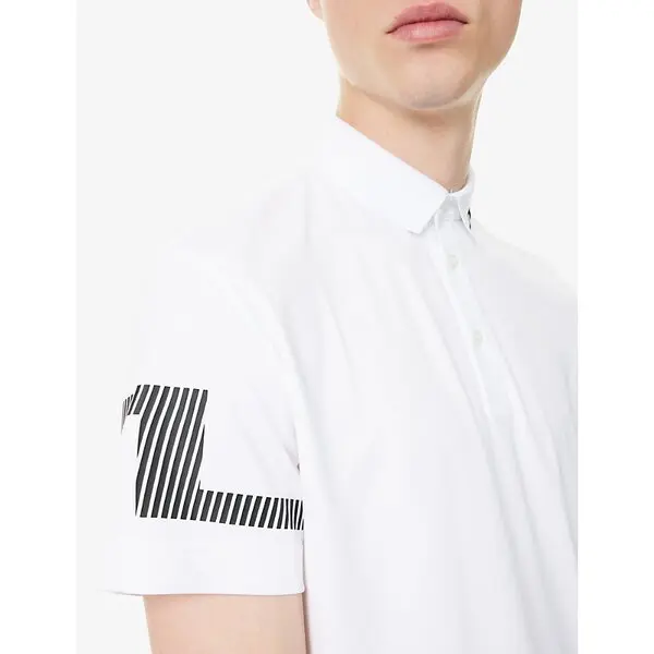 J. Lindeberg Heath Woven Polo Shirt