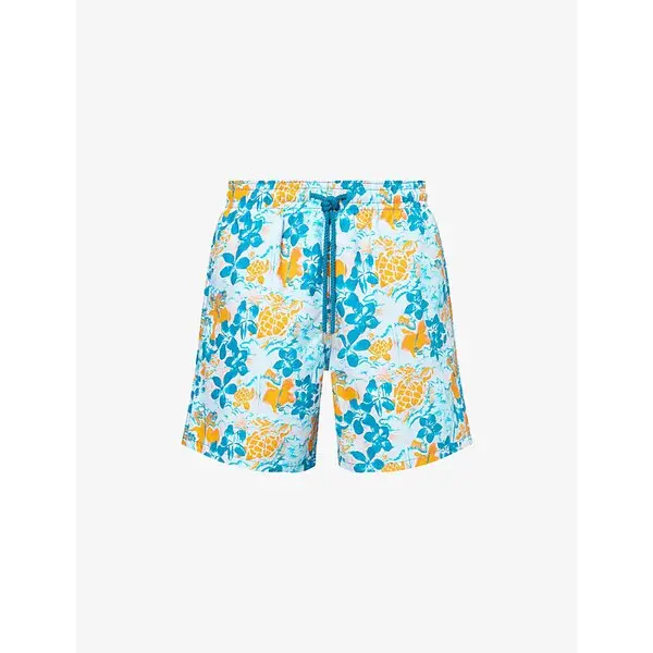 Vilebrequin Moorea Floral-print Swim Shorts - Coin Coin