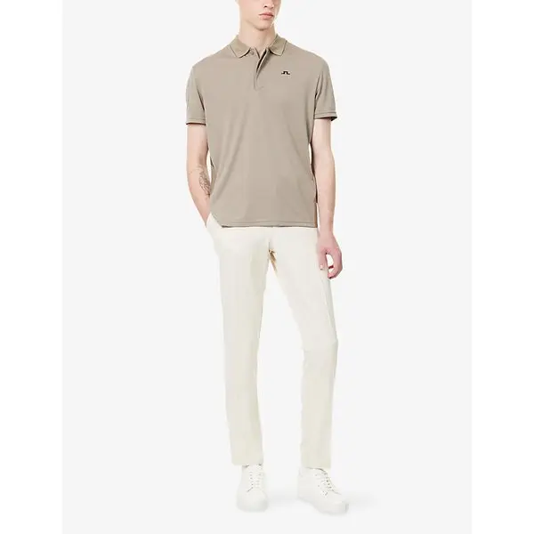 J. Lindeberg Neri Hybrid Knit Polo Shirt