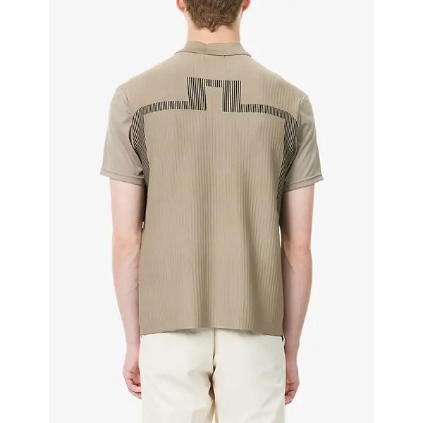 J. Lindeberg Neri Hybrid Knit Polo Shirt