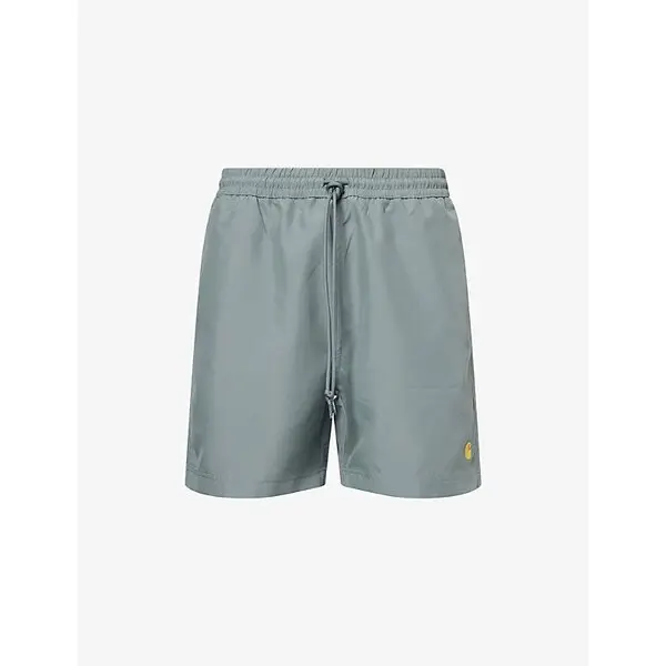 Carhartt Work In Progress Chase Swim Shorts - Velvet Green / Gold