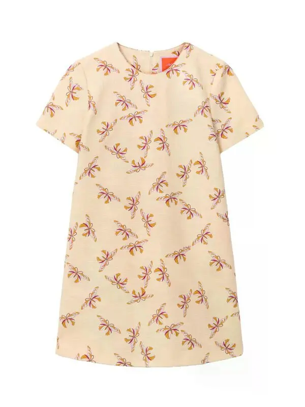 La DoubleJ Mini Swing Printed Dress - Neutrals