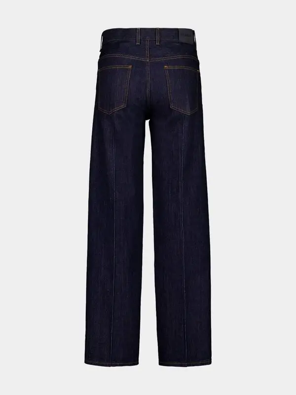 Givenchy Wide-leg Indigo Denim Jeans - Blue
