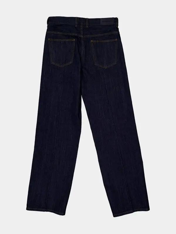 Givenchy Wide-leg Indigo Denim Jeans