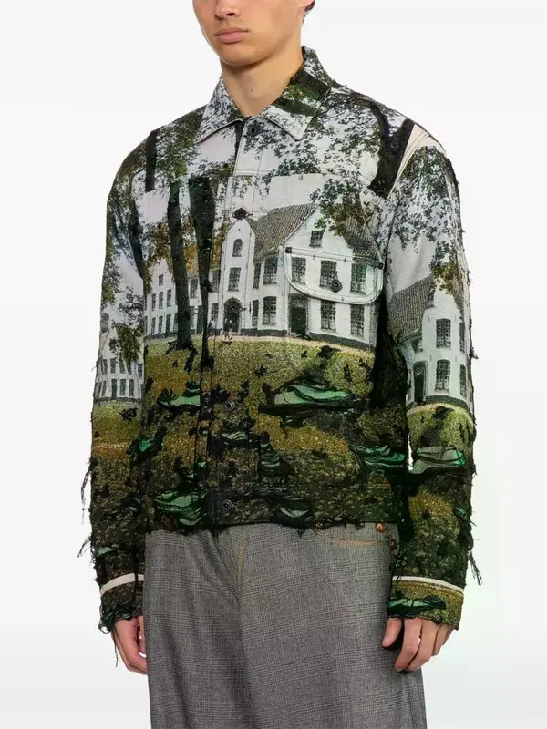 Junya Watanabe House-print Jacket