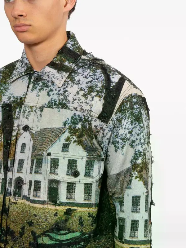 Junya Watanabe House-print Jacket