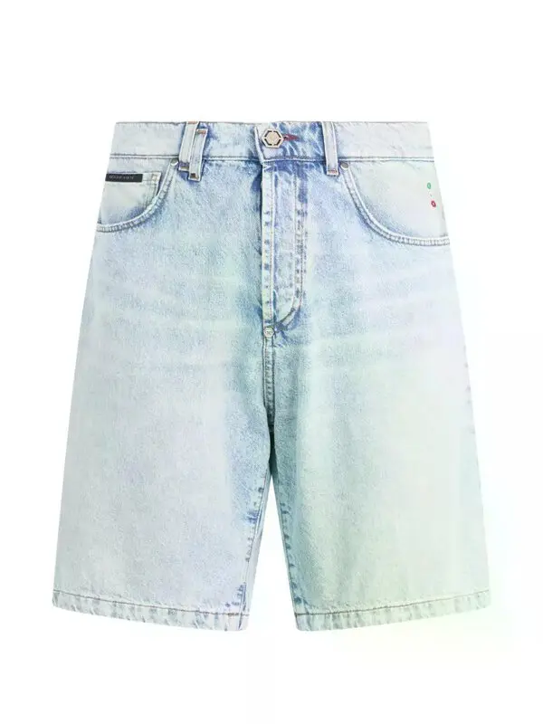 Philipp Plein Formentera Fit Denim Shorts