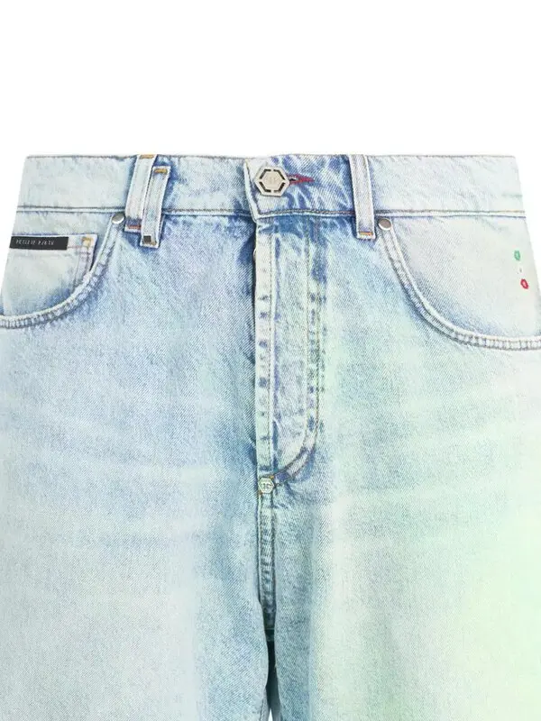 Philipp Plein Formentera Fit Denim Shorts