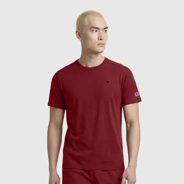 Champion Classic T-shirt, C Logo - Pomegranate