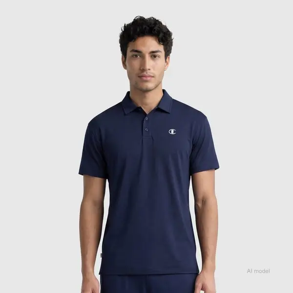 Champion Sport Polo, C Logo - Deep Navy