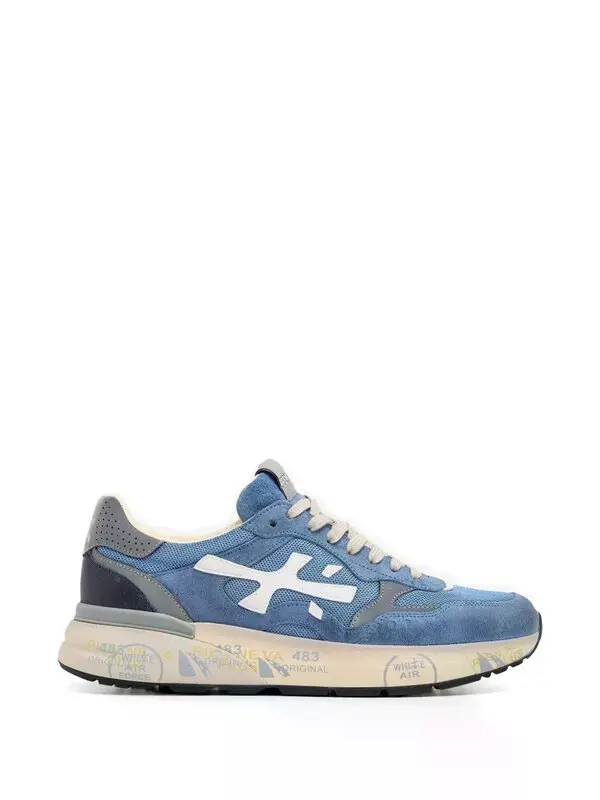 Premiata Mick 8120 Suede Logo Sneakers - Blue