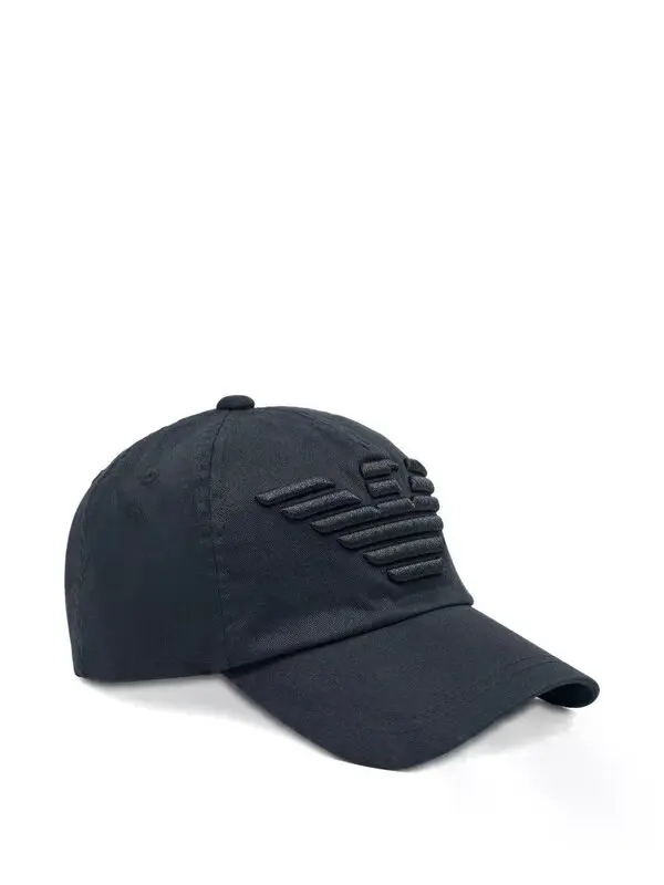 Emporio Armani Embossed Logo Baseball Cap - Blue