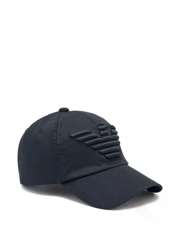Emporio Armani Embossed Logo Baseball Cap - Blue