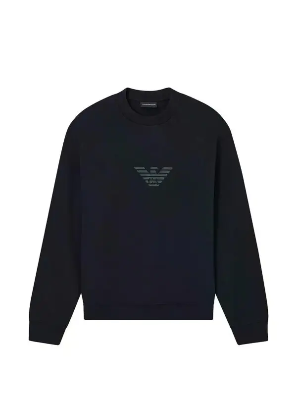 Emporio Armani Logo-detail Sweatshirt - Blue