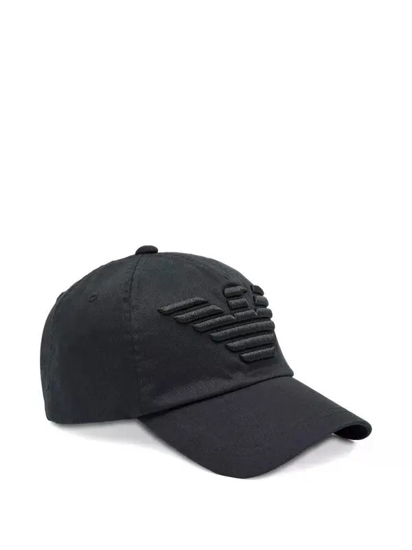 Emporio Armani Logo-embossed Baseball Cap - Black
