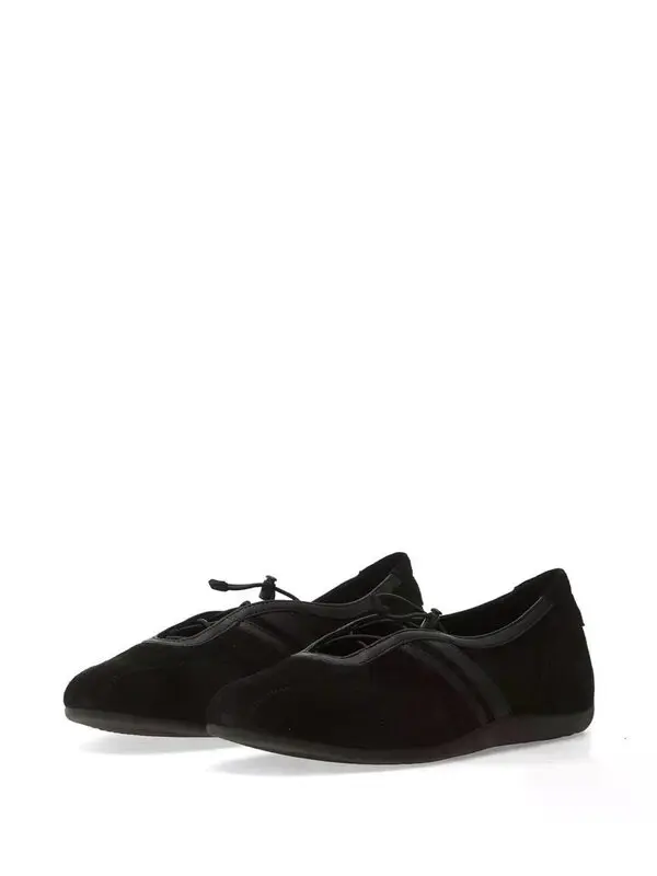 VAGABOND SHOEMAKERS Hollie Panelled Suede Sneakers - Black
