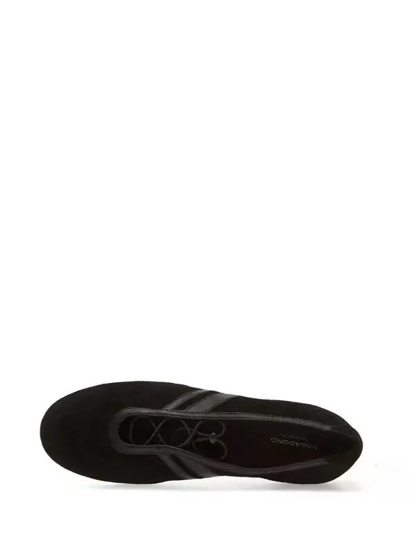 VAGABOND SHOEMAKERS Hollie Panelled Suede Sneakers - Black